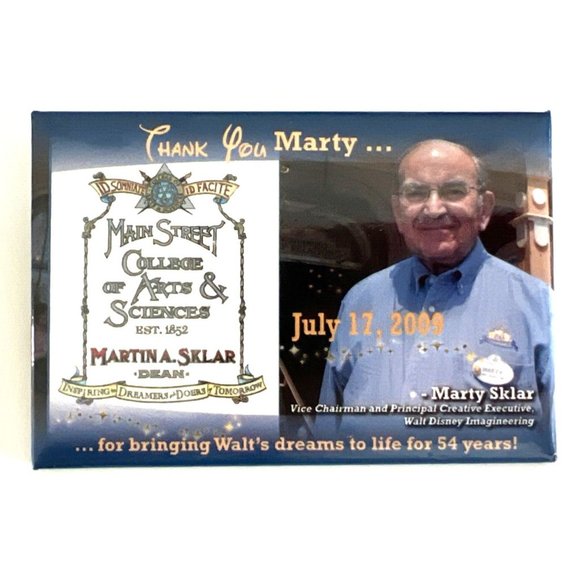 Disney | Jewelry | Walt Disney Imagineering Legend Marty Sklar ...